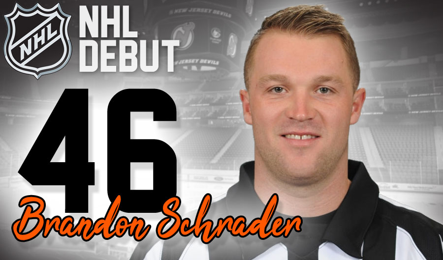 Referee Brandon Schrader to Make NHL Debut - Scouting The Refs