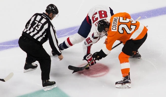 NHL Linesmen Handling Faceoffs After Goals, Starting OT - Scouting The Refs